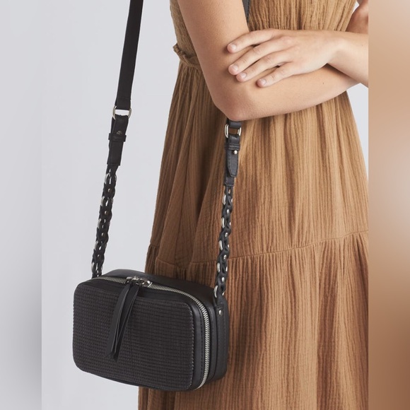 rag & bone | Bags | Rag Bone Cami Straw And Leather Camera Bag | Poshmark